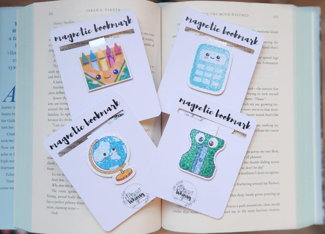 Teacher Magnetic Bookmark, Reader, Book Club Gift, Bookworm ...