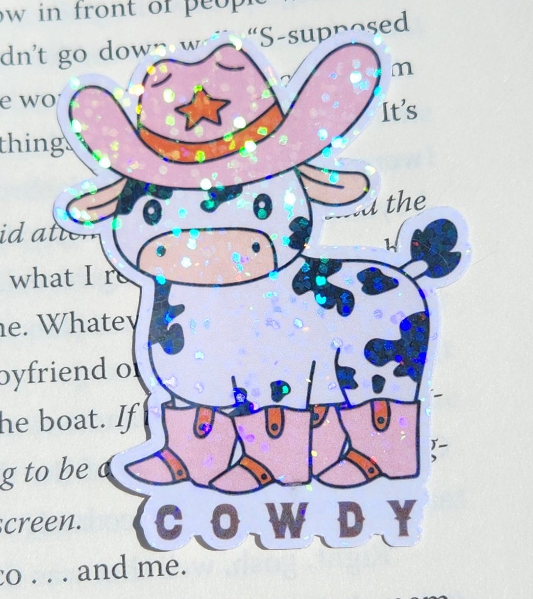 Cowdy Sticker, Vinyl Sticker, Water Resistant Sticker, Romance Reader ...