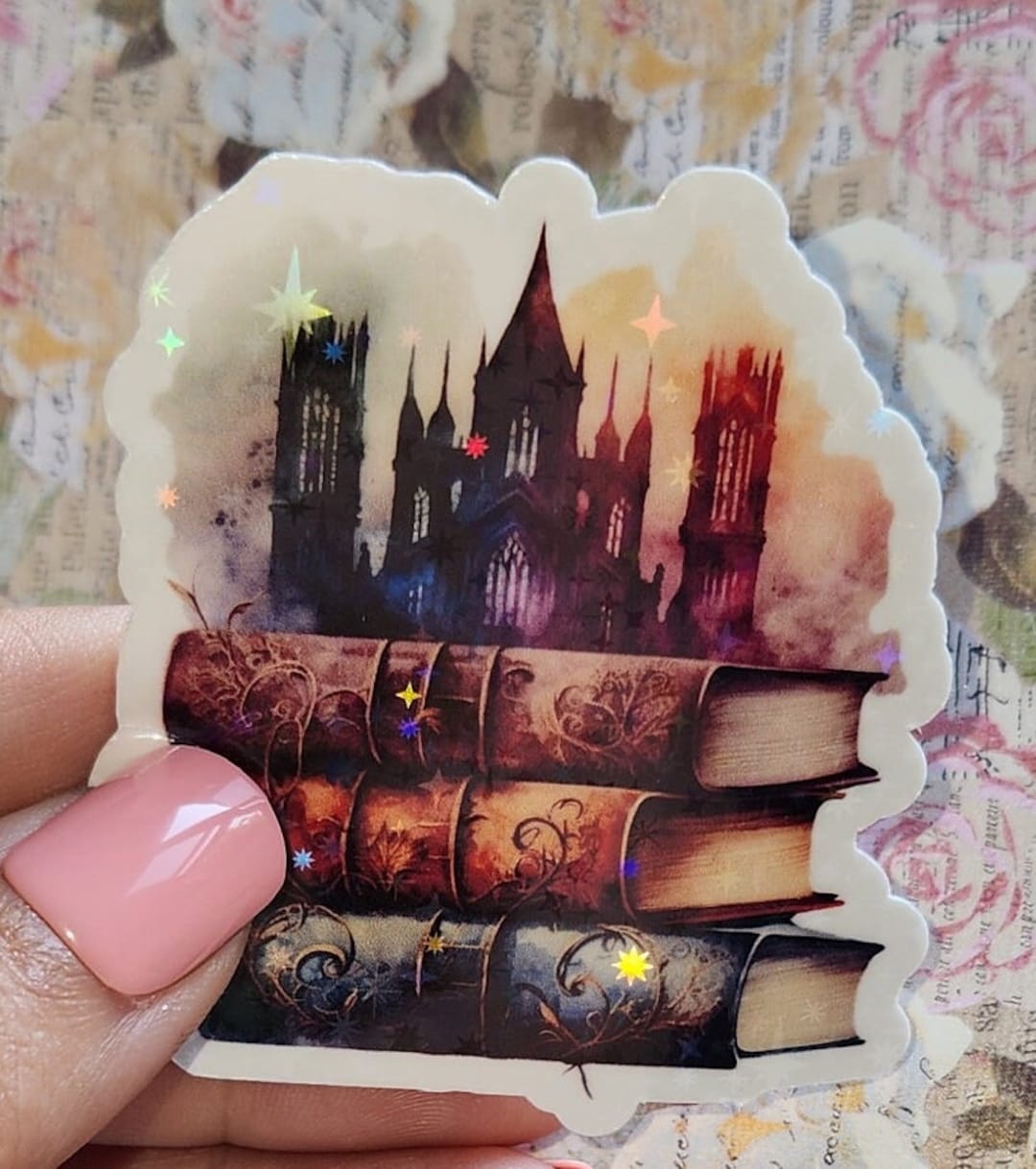 Bookish Sticker Gothic Dark Romance Fantasy Romance - Etsy