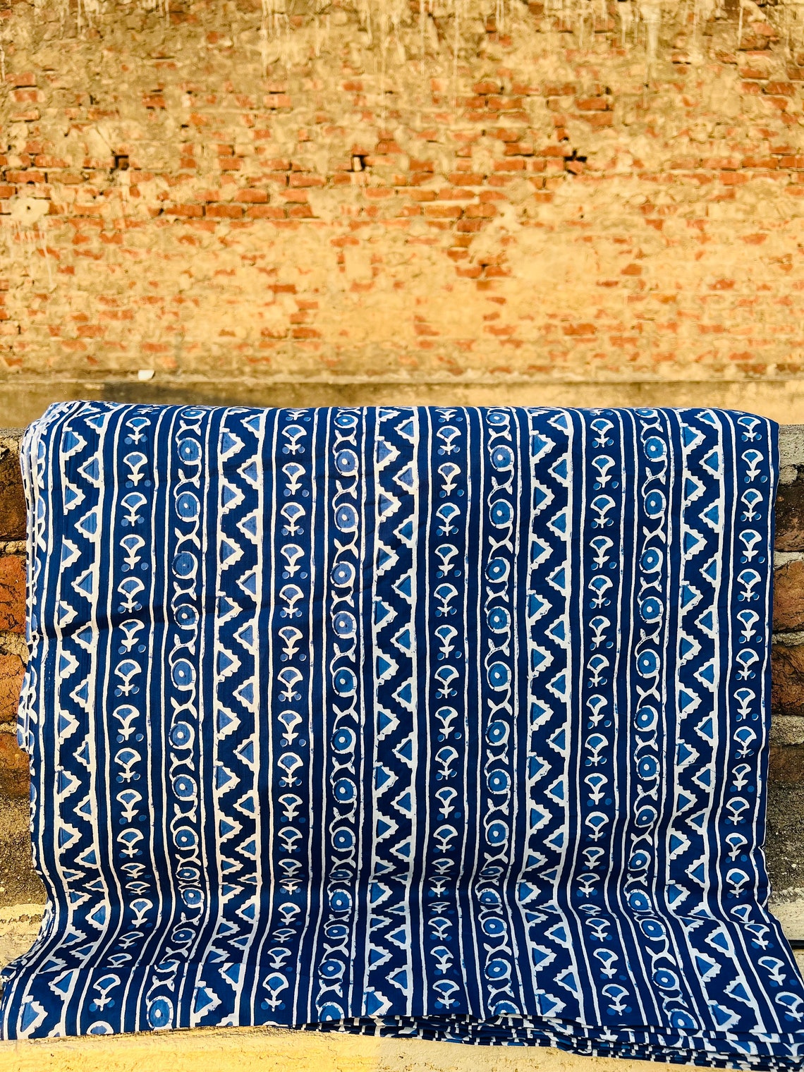 Hand Block Print Indigo , Hand Print Fabric , Jaipur Fabric , Indigo ...