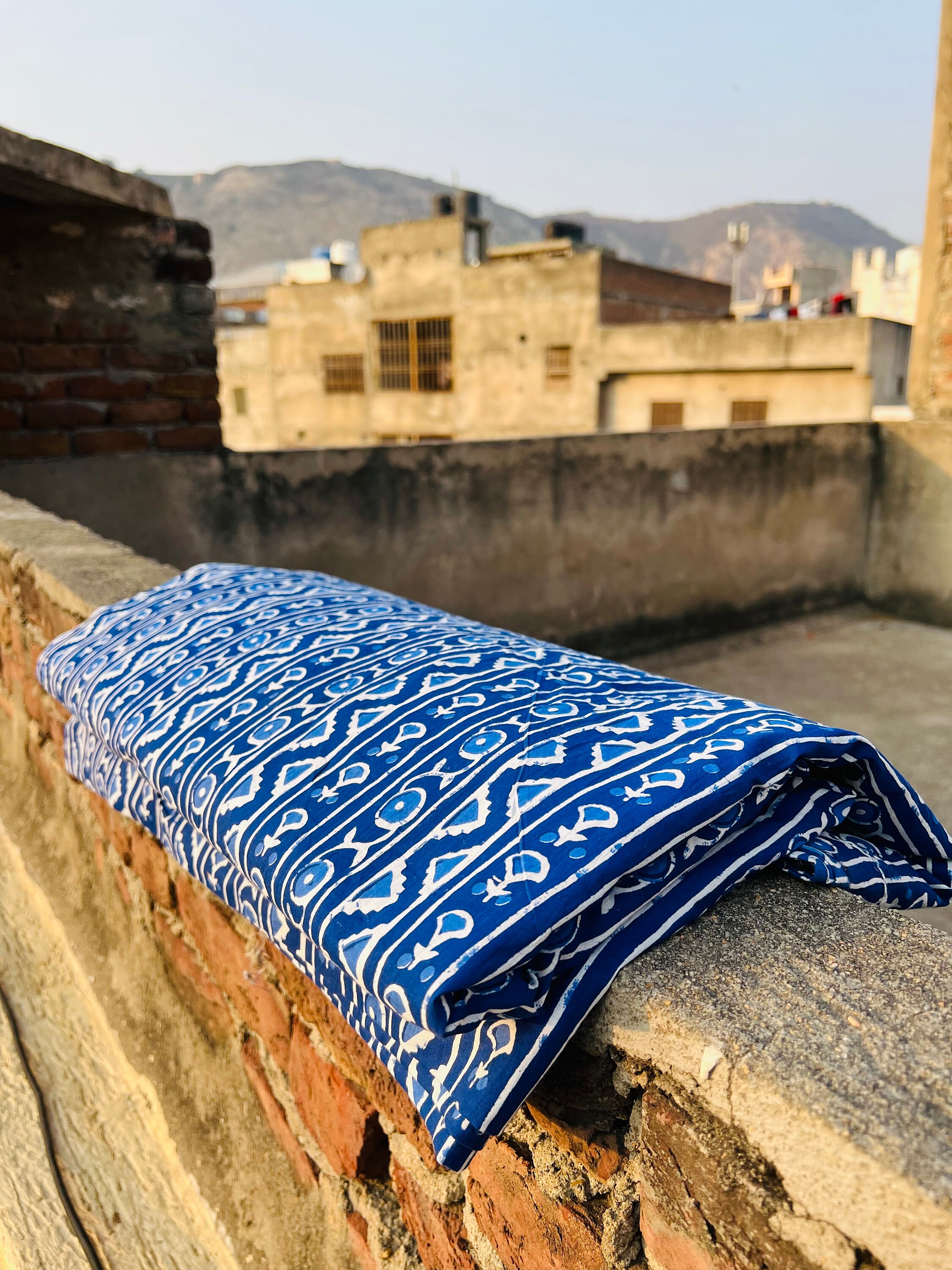 Hand Block Print Indigo , Hand Print Fabric , Jaipur Fabric , Indigo ...