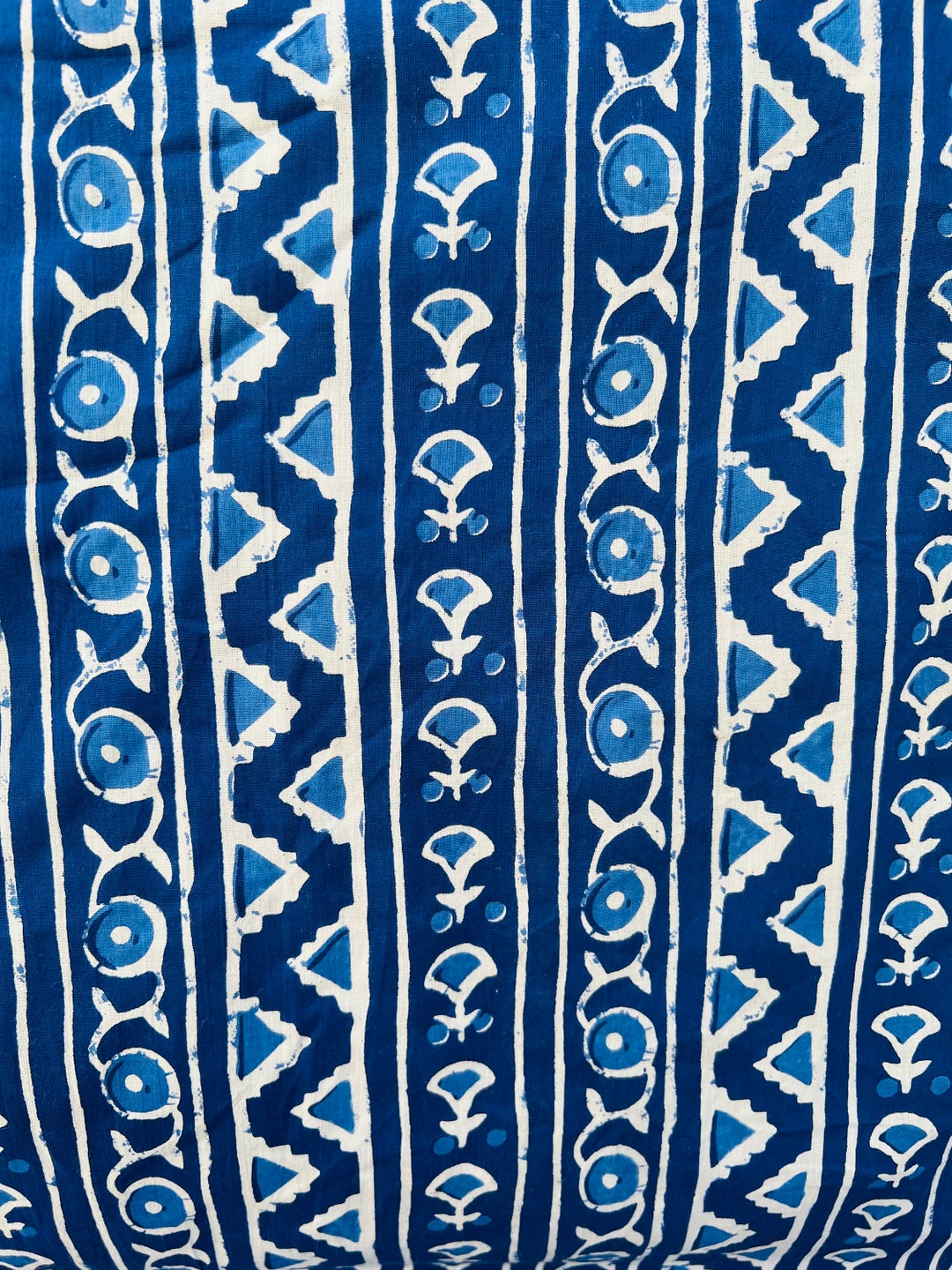 Hand Block Print Indigo , Hand Print Fabric , Jaipur Fabric , Indigo ...