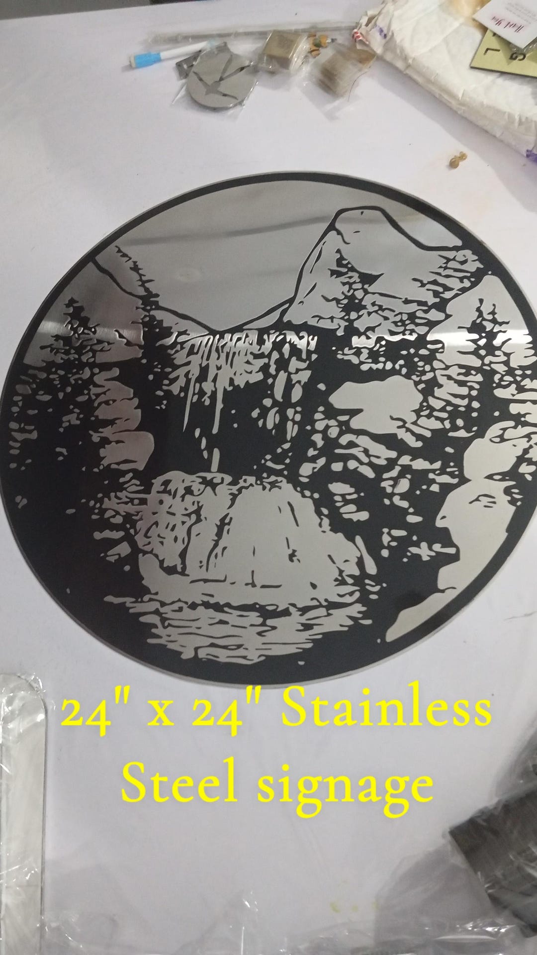Stainless Steel Custom Laser Cutting, Chemical Engraving Office ...