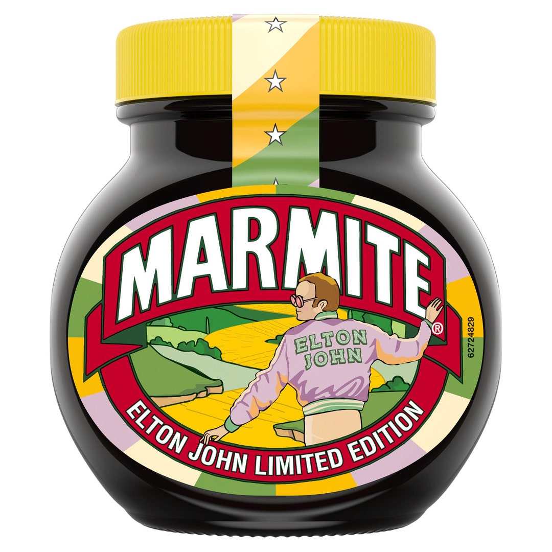 Limited Edition Elton John Marmite 250g - Etsy