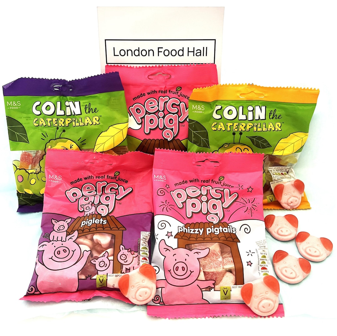 Percy Pig & Colin Caterpillar Variety 5 Pack - Etsy