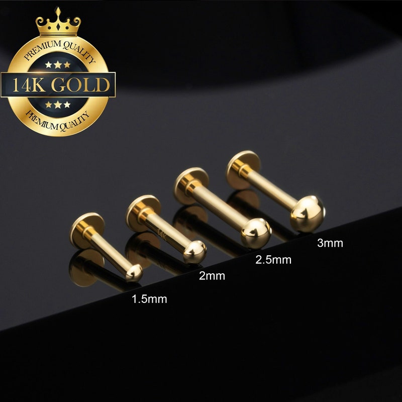 Flat Dot Gold Nose Ring - Etsy