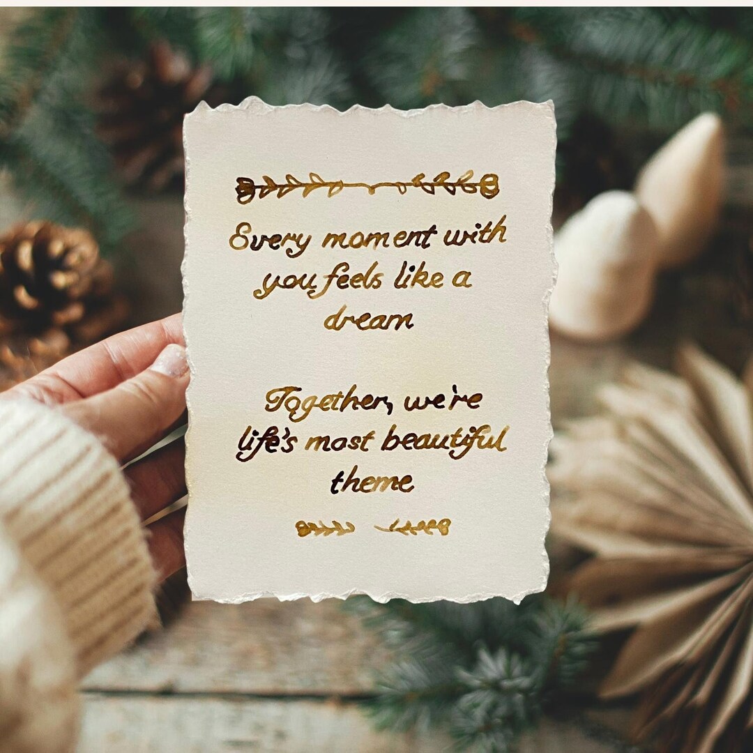 Custom Handwritten Love Letter,calligraphy Poetry,secret Love Letter ...