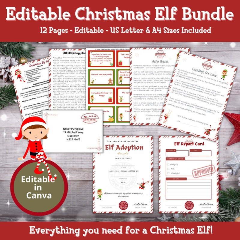 Elf Notes - Etsy