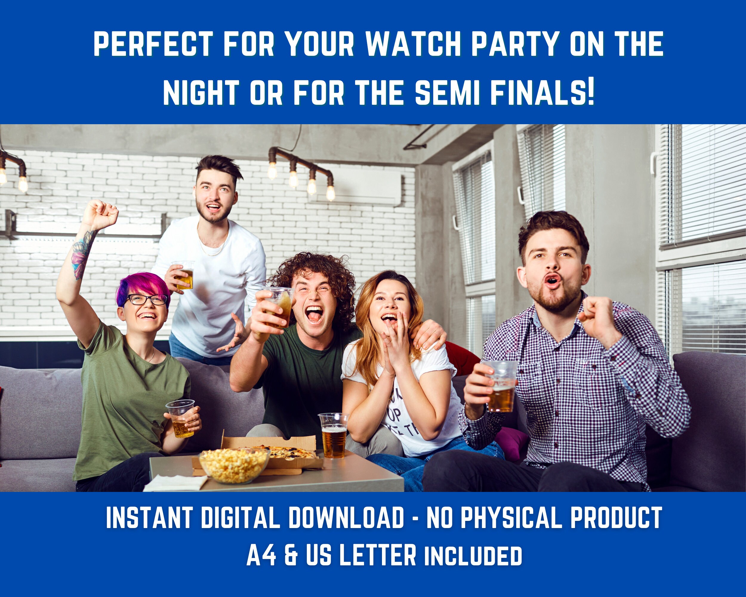 Eurovision Party Games Bundle 2024 Eurovision Sweepstake Trivia Bingo ...