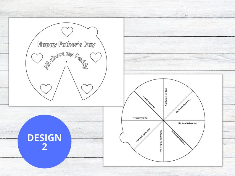 Father's Day Spinner Wheel Kindergarten Craft for Fathers Day EYFS ...
