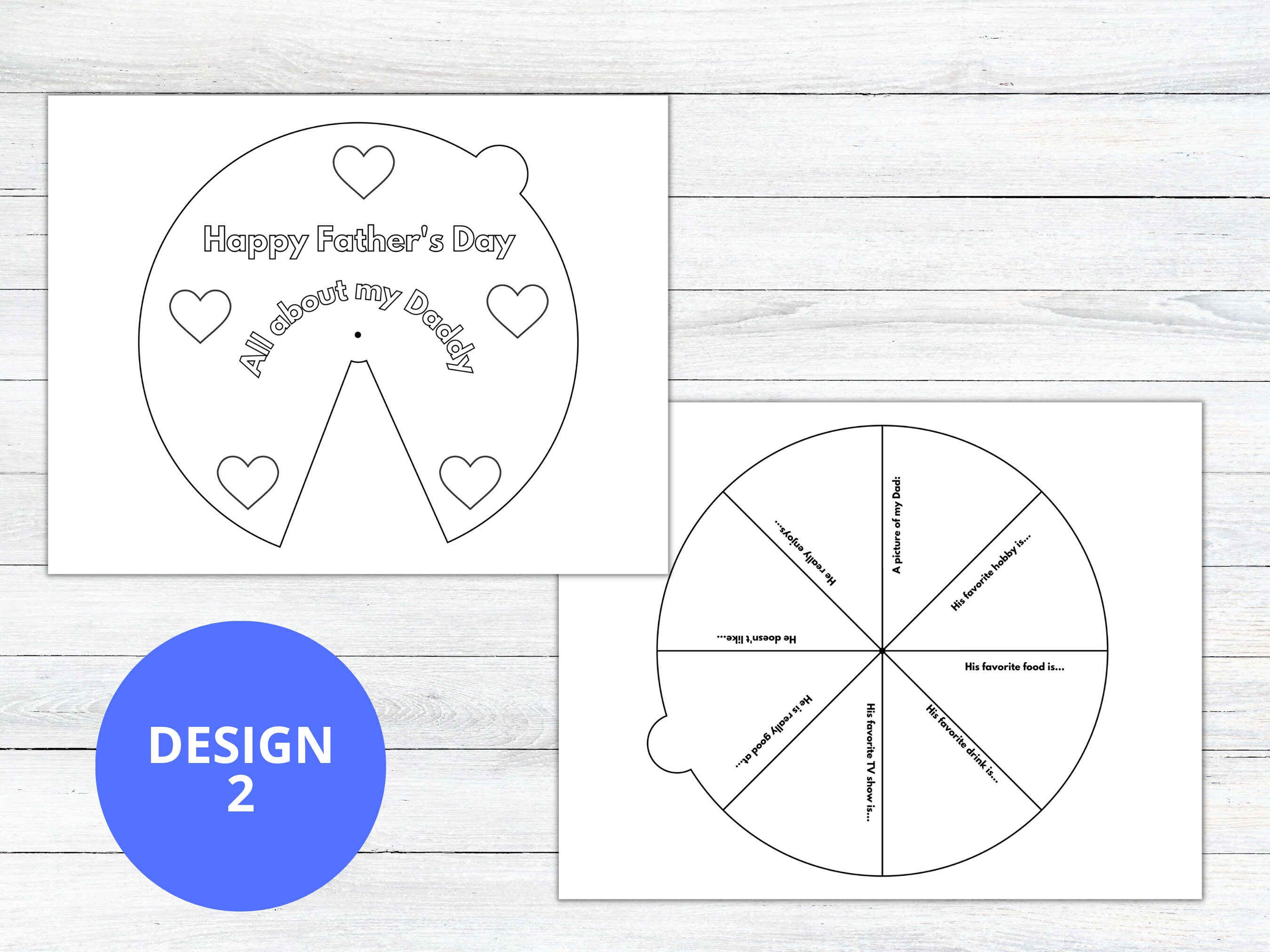 Father's Day Spinner Wheel Kindergarten Craft for Fathers Day EYFS ...
