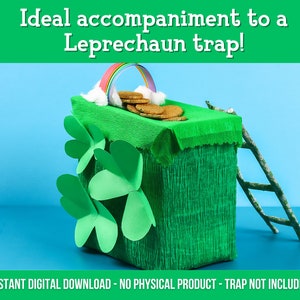 St Patricks Day Indoor Scavenger Hunt for Kids Printable, Leprechaun ...