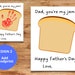 Father's Day Handprint Art Fathers Day Gift for Dad Child Handprint ...