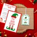 You've Been Elfed Christmas Printable Gift Tags, Teacher Appreciation ...