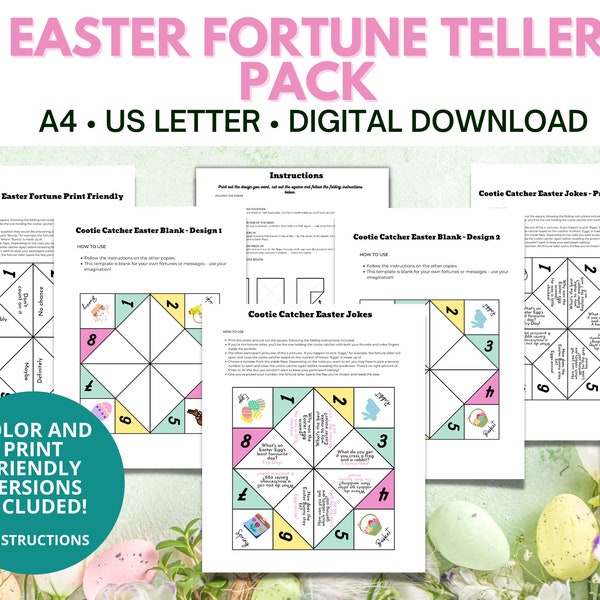 Cootie Catcher - Etsy