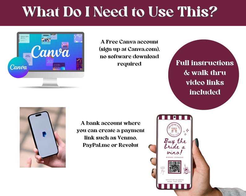 Vino Before Vows Buy the Bride a Drink Instagram Story Template, Hen ...