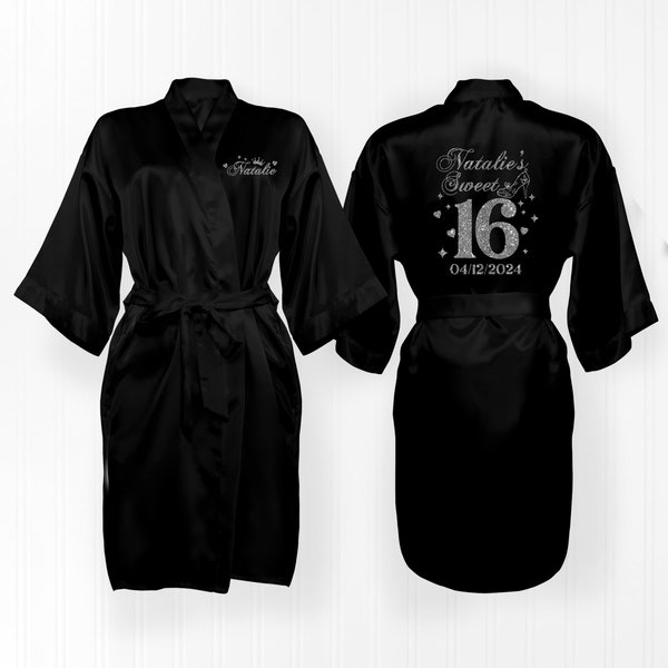 Sweet 16 Robe Personalized - Etsy