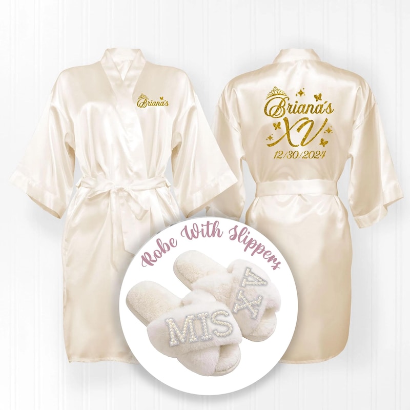 Champagne Satin Slippers - Etsy