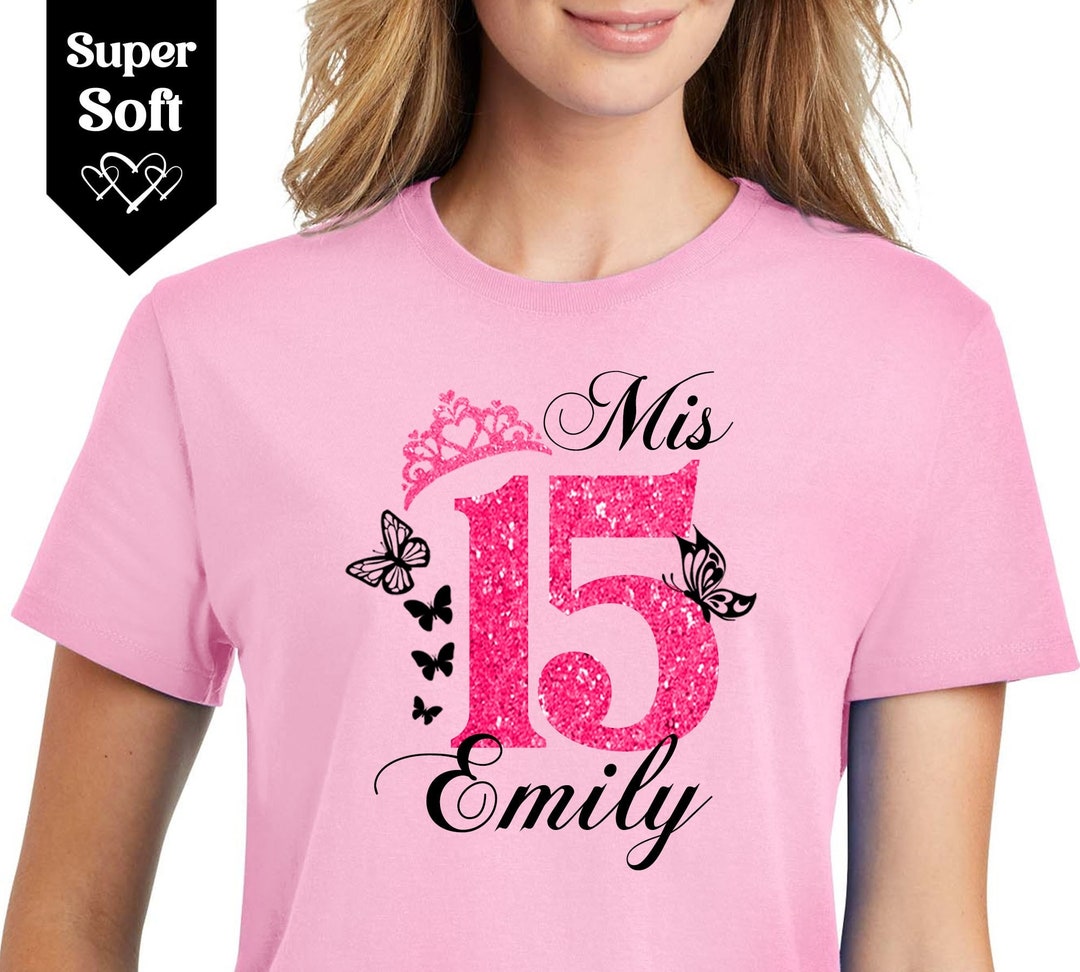 Mis Quince T Shirt, FREE Personalization, Mis Quince Custom Tees ...