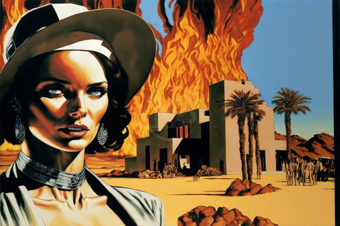 Set of 5 Inheritance in the Fire of the Desert Paint, Printable Wall ...