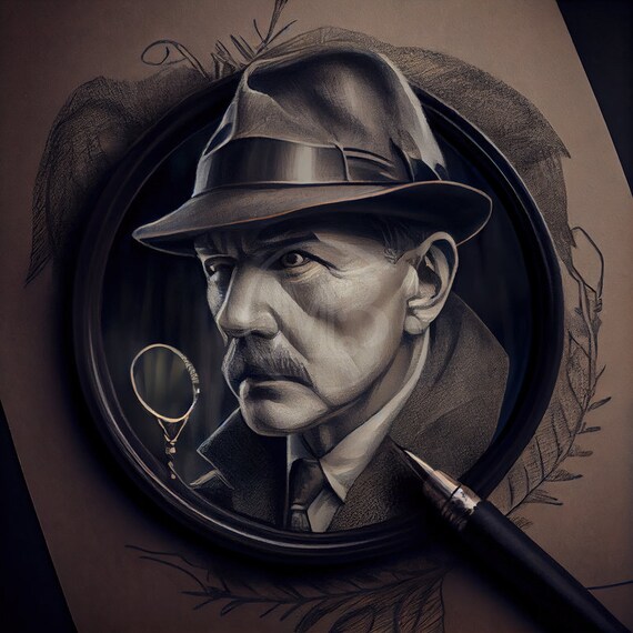 Sherlock Holmes Hat Drawing