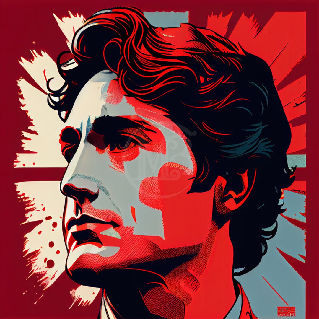Justin Trudeau Drawn Portrait Print, Wall Art, Drawn Photography ...