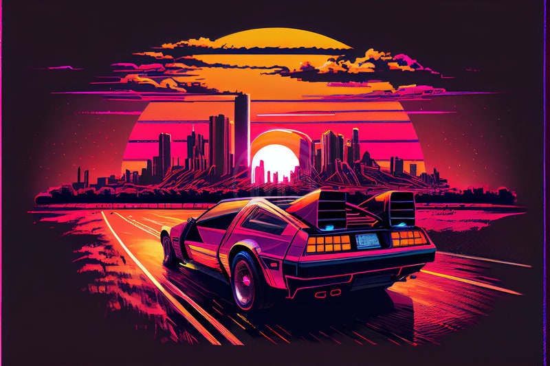 Delorean Wallpaper