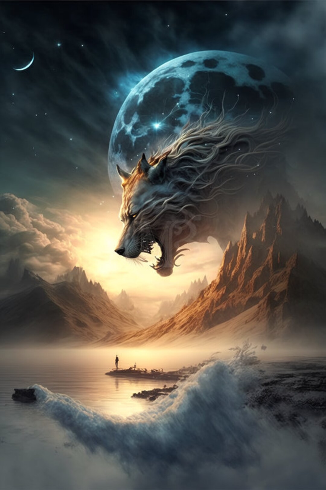 Set of 4 Tree of the Universe in Emptiness, Printable Wall Art, Digital ...