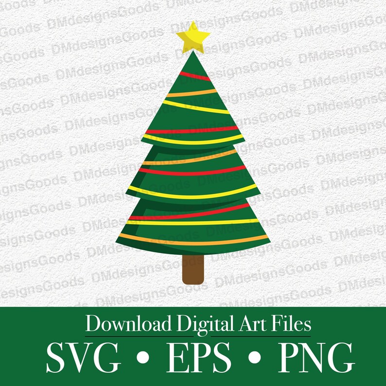 Christmas Tree - Digital Download - SVG, PNG, EPS - Etsy