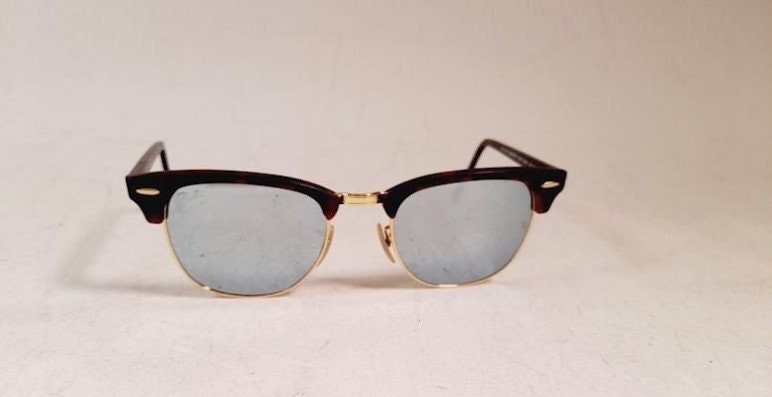 Ray Ban Horn-rim Sunglasses W/case - Etsy