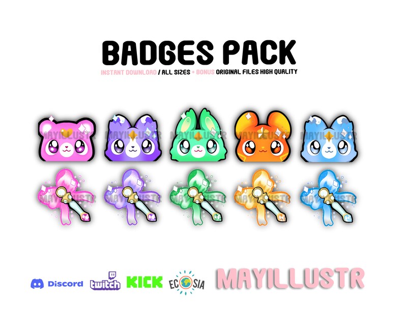 VALORANT Evori Dreamwings Badge Bundle for Twitch Youtube Kick Discord ...