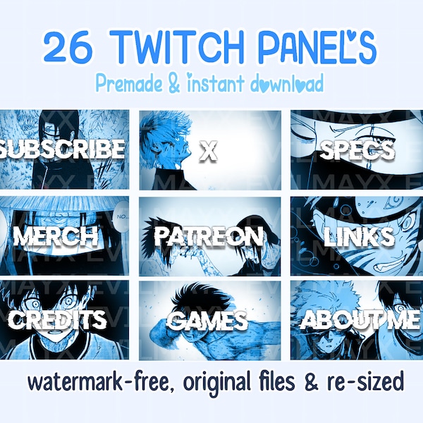 Naruto Twitch Overlay - Etsy