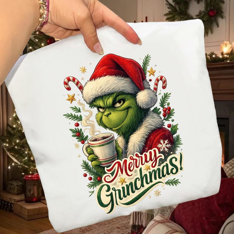Retro Merry Grinchmas PNG Clipart (digital Download) - Etsy
