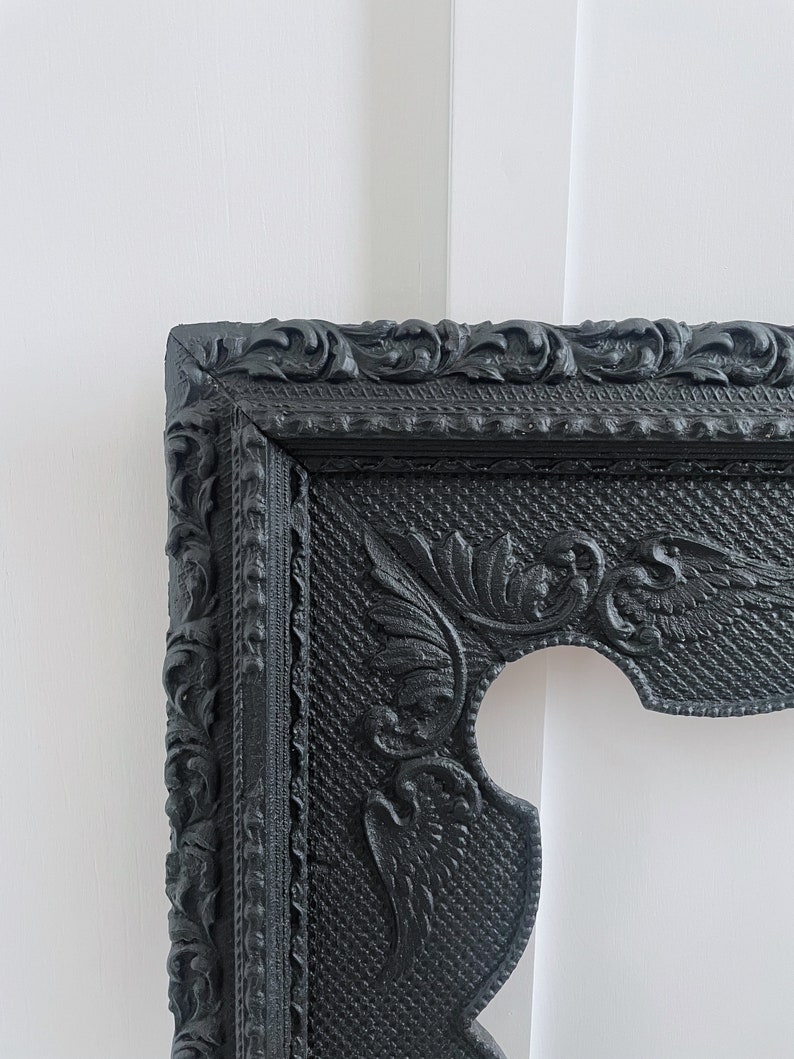Antique Wood Carved Scalloped Picture Frame - Etsy