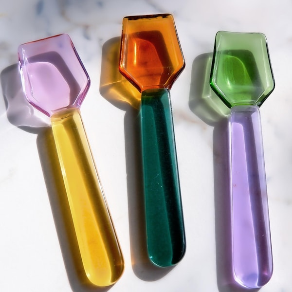 Glass Spoon for Home - Etsy UK