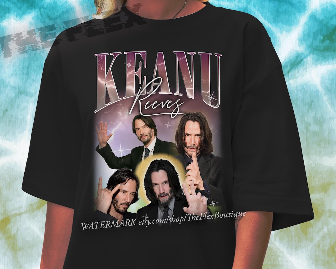 Keanu Reeves T-shirt, Keanu Bootleg, 90s Shirt, Vintage Dion, Y2K, Hip ...