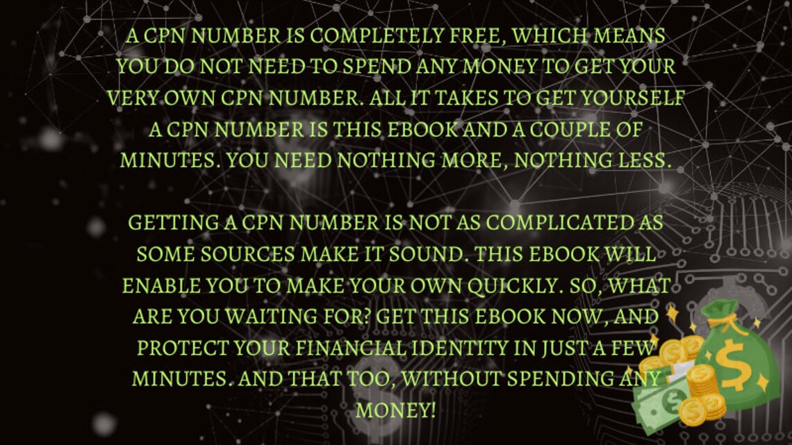 How to Make a CPN Number - Etsy