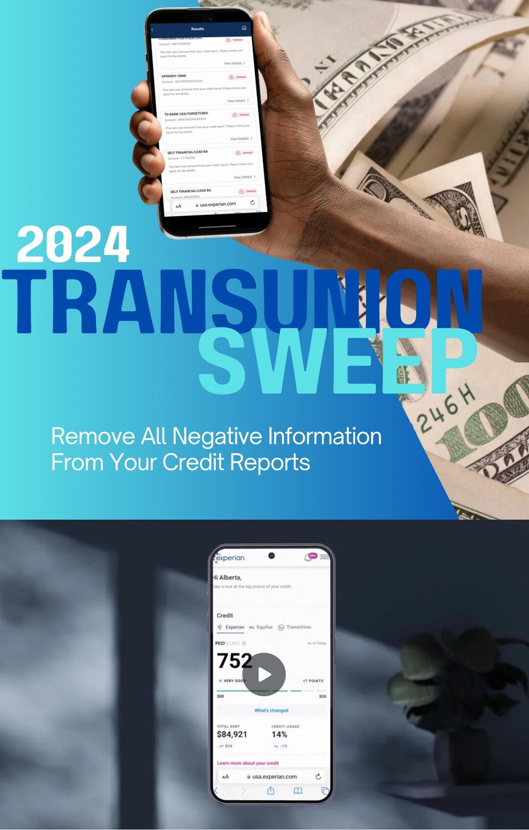 Transunion Sweep Step by Step Method - Etsy