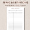 Printable Communication Log, Editable Conversation Record, Call Log ...