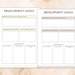 Development Goals Template, Printable, Editable Career Growth Sheet ...