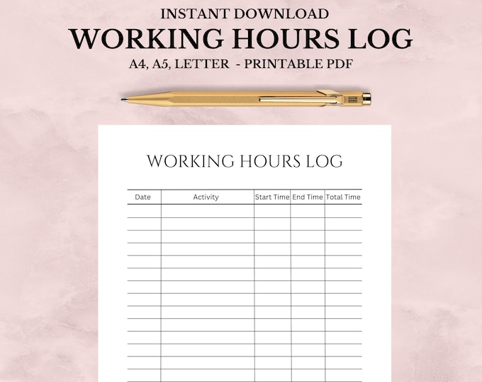 Daily Work Log Excel Template Track Time Projects Priorities ...