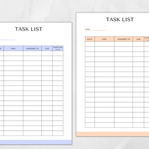 Printable Employee Task List, Task Management, Employee Task Management, Editable Employee Task ...
