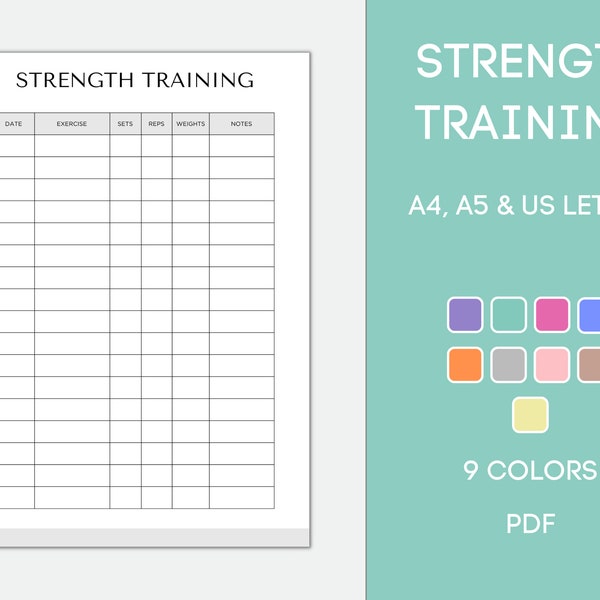 Strength Training - Etsy