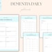 Dementia Daily Planner Organize and Simplify Caregiving Memory Aids and ...