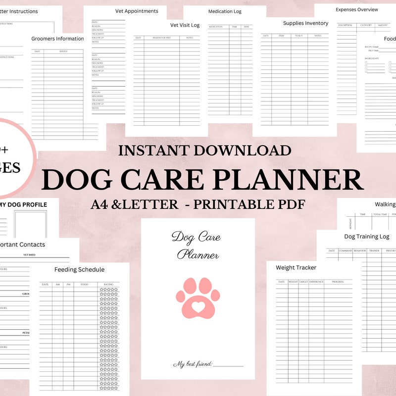 Pet Planner - Etsy