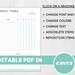 Printable Daily Tasks Template, Editable Daily Checklist, Daily Chore ...