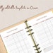 Exam Timetable Printable and Editable, Study Template, Student Log ...