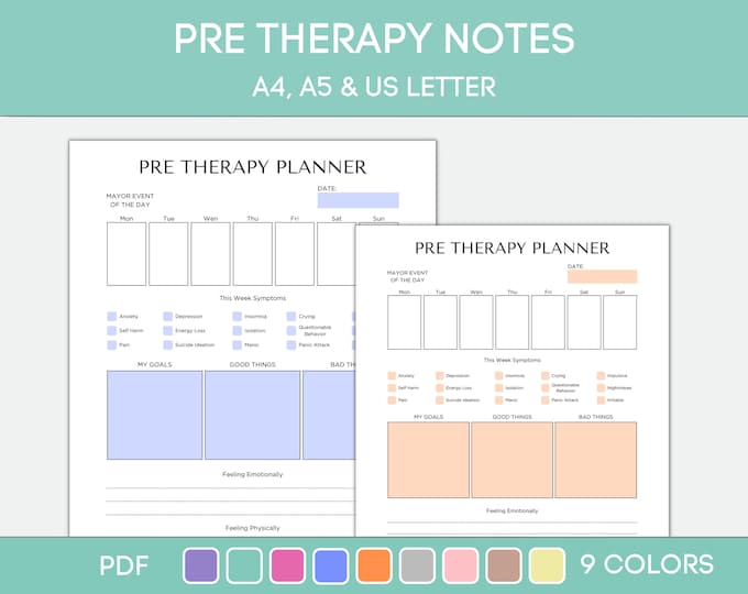 Therapy Session Reflection Worksheet / Post Therapy Check-in / Therapy ...