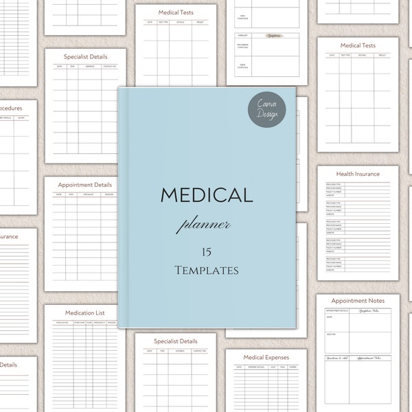 Medical Planner - Etsy