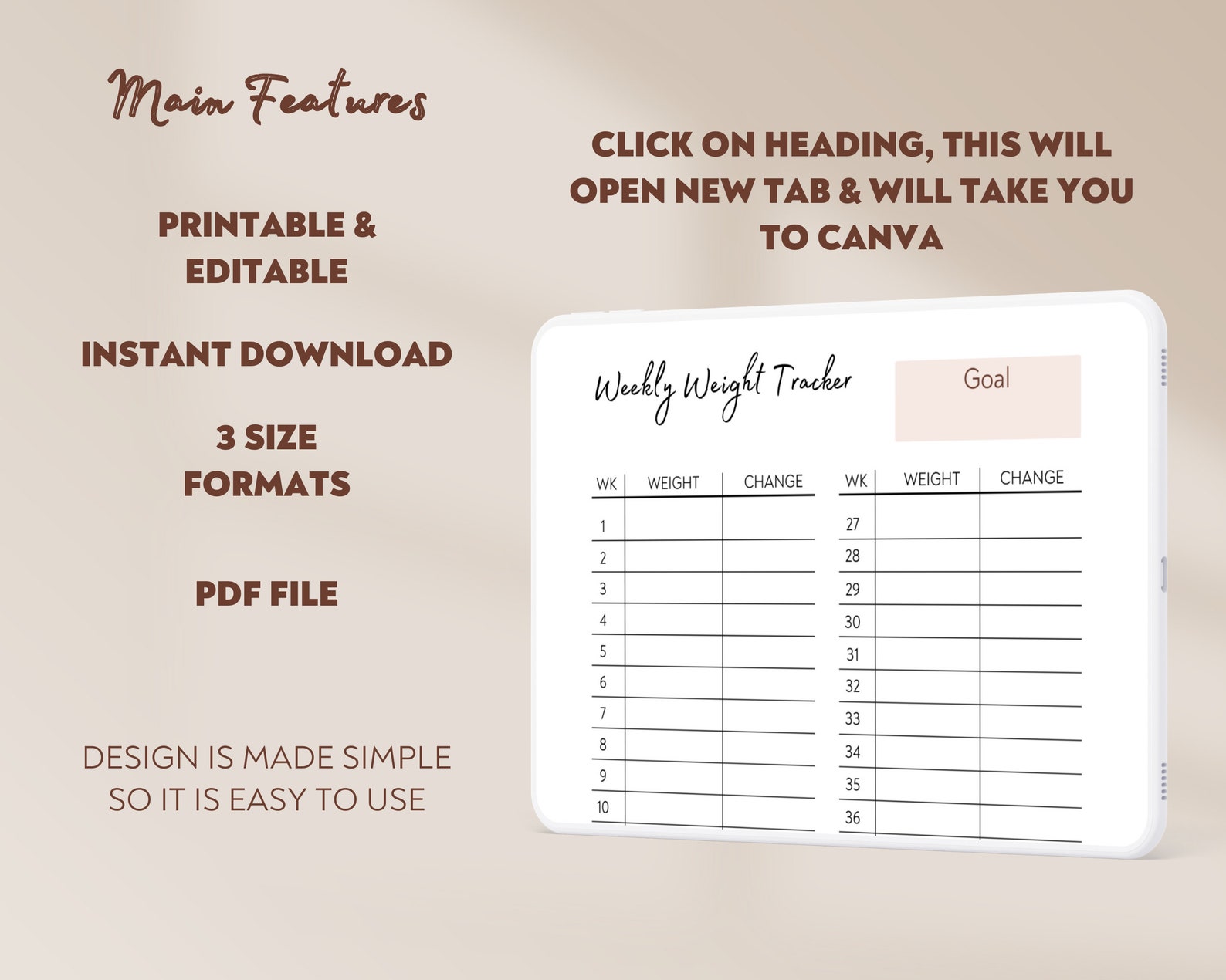 Printable Tracker Bundle Templates, Daily Mood Tracker, Debt Tracker ...